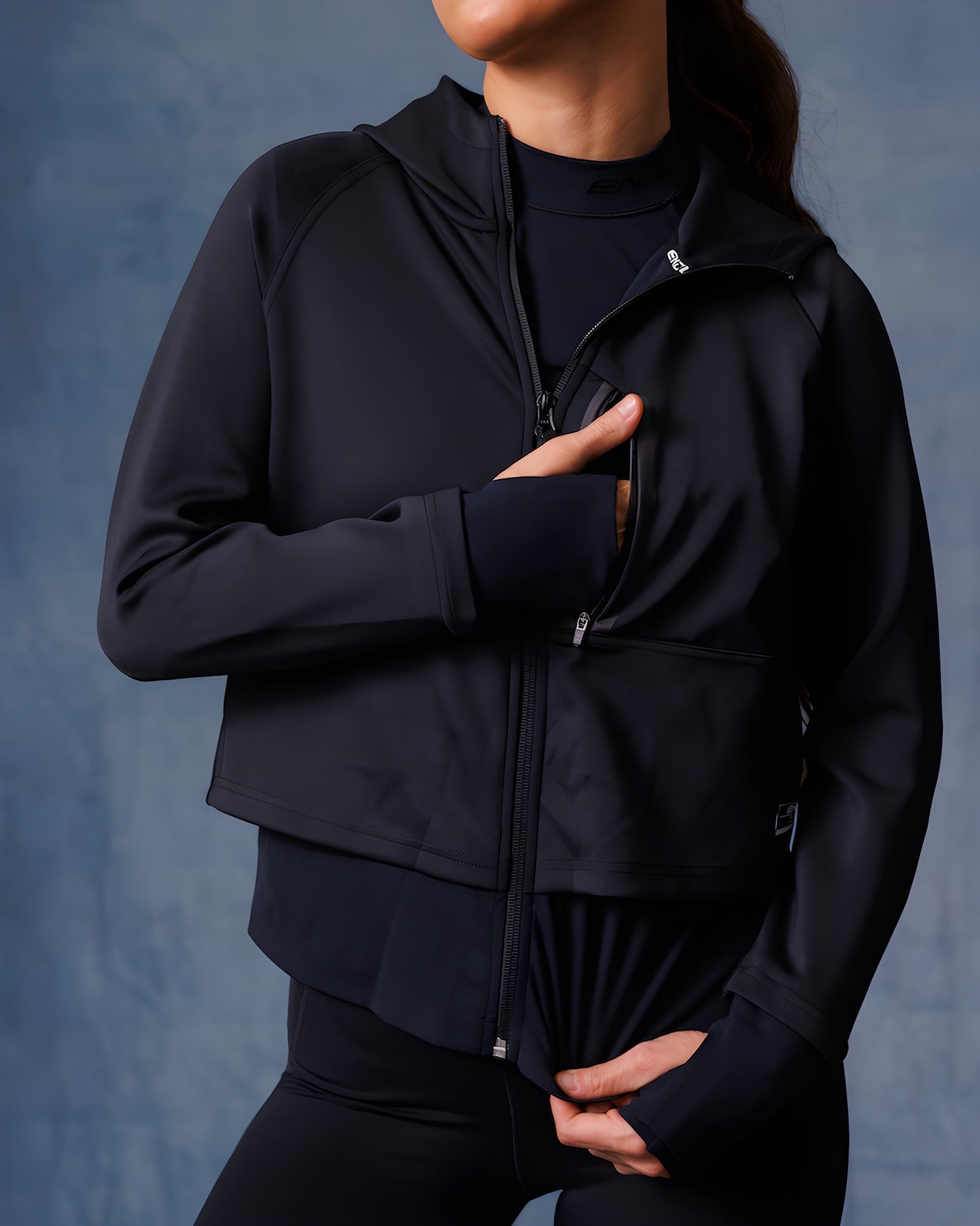 DRYFORCE® Double Layer Jacket | Black – Endeavor Athletic