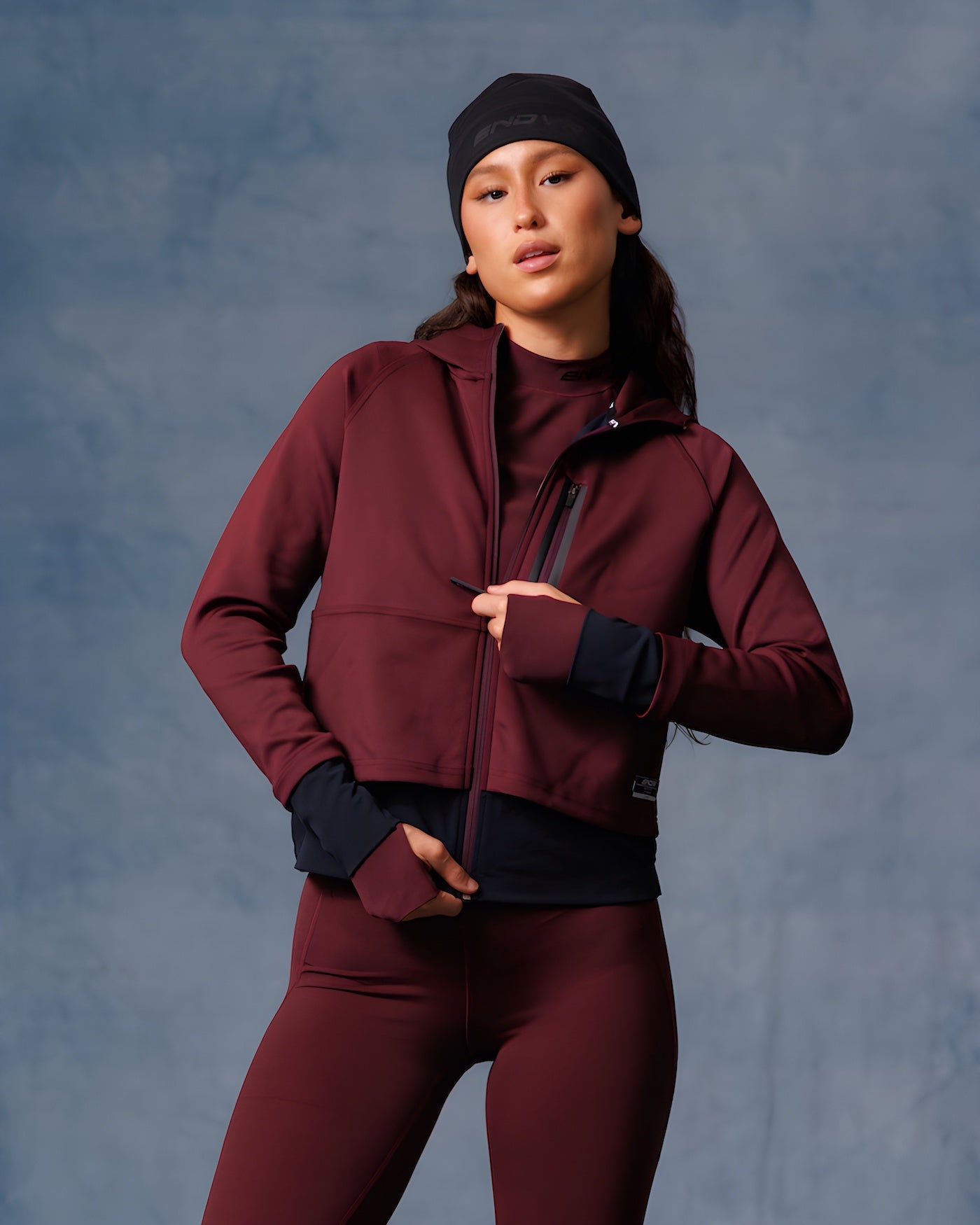 DRYFORCE® Double Layer Jacket | Plum Wine – Endeavor Athletic